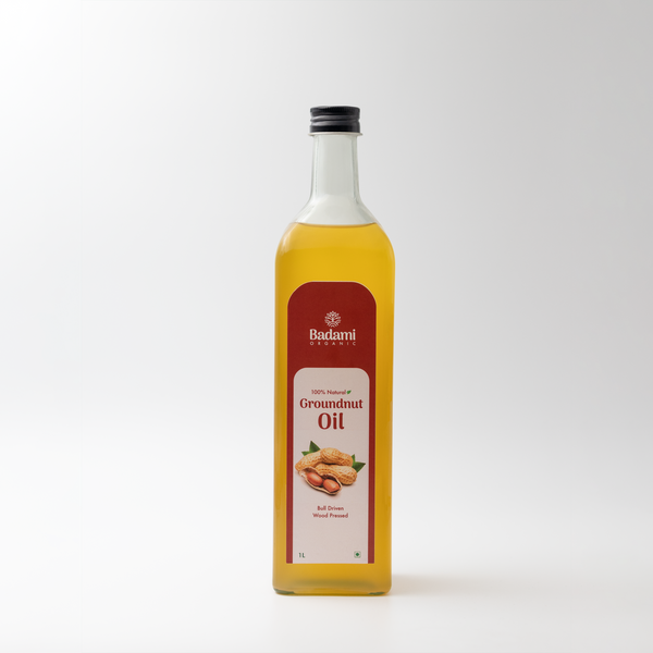 Organic Wood Pressed Groundnut Oil – Badami Organic